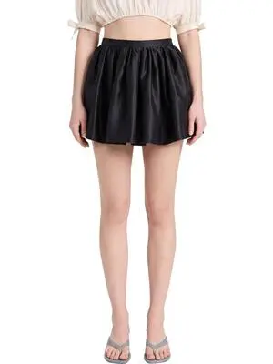 Rabanne Crêpe Mini Skirt - Black