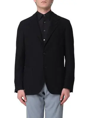 LARDINI Single-breasted Blazer - Black