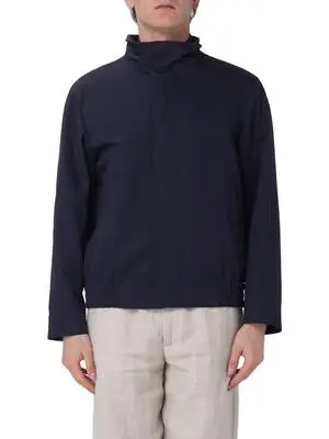 LARDINI Cotton Drill Jacket - Blue