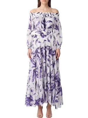Samantha Sung Printed Maxi Dress - Violet