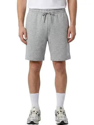 NEW BALANCE Cotton Jogging Shorts - Grey
