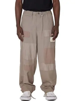 Mihara Yasuhiro Patchwork Trousers - Beige