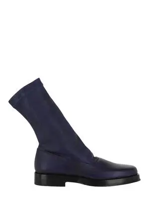 FERRAGAMO Furseo Sock Boot Wide - Blue