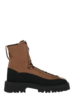 FERRAGAMO Atlante Combat Boots - Brown