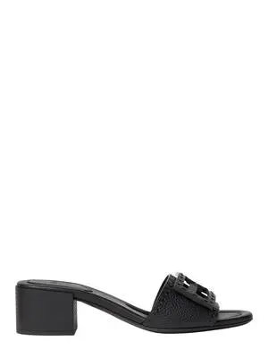 Fendi Baguette Slides - Black