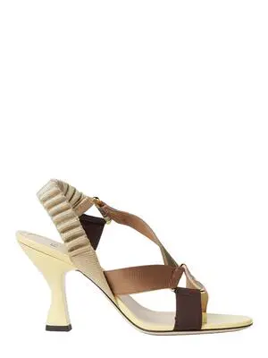 Fendi Iconic Colibrì Sandals - Yellow
