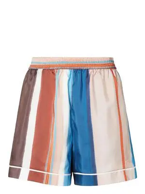 Fendi Fendi Silk Shorts Multicolour