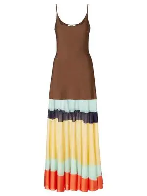 Fendi Viscose Knit Dress - Brown