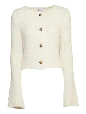SVETA MILANO Sveta Milano Louise Alpaca Wool Cardigan
