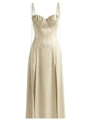 LA MUSA Milk Mermaid Dress - White