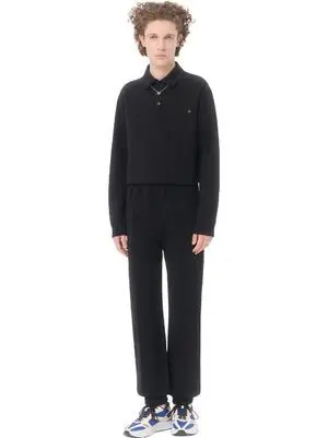 Valentino Garavani Vgold Cotton Jogging Pants - Black