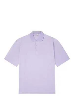 Charvet Cotton Polo Shirt - Purple