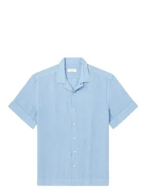 Boglioli Linen Shirt - Blue