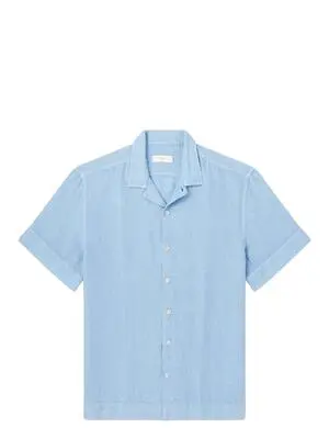 Boglioli Boglioli - Linen Shirt - Men - Blue  Light Blue