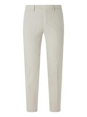 Boglioli Straight-leg Stretch Cotton Blend Trousers - Neutrals