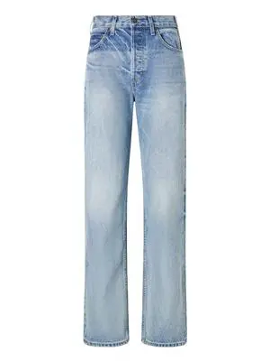 NILI LOTAN Briana Straight-leg Jeans - Blue