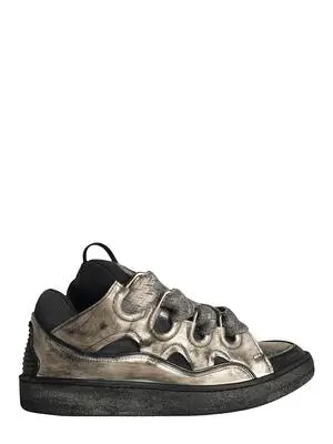 LANVIN Lanvin Curb Sneaker Silver/black