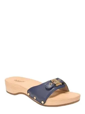 Dr. Scholl'S Original Collection Platform Slide Sandal - Navy