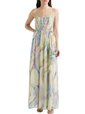 Vince Camuto Draped Velvet Gown In Sapphire - 50% Off