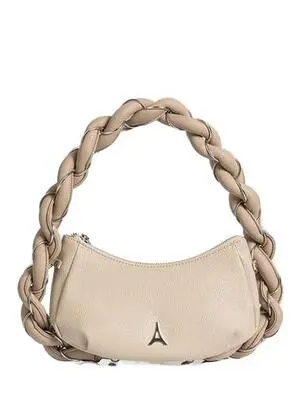 MANIÈRE DE VOIR Manière De Voir Somme Leather Shoulder Bag With Rope Handle And Chain Detail