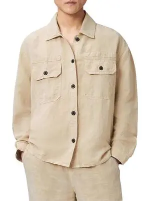 ALLSAINTS AllSaints Korten Relaxed Fit Shirt Jacket