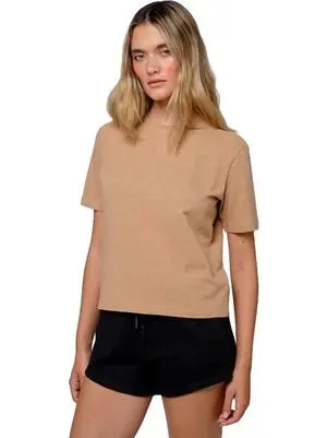 JUANA Hemp Essentials Short Sleeve Tee - Fawn