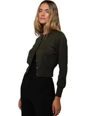 JUANA JUANA Liora Knitted Cardigan Camo