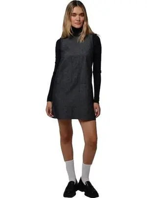 JUANA Denim Atelier Sleeveless Shift Dress - Black