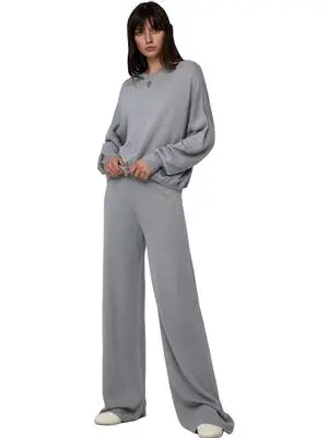 JUANA Nilo Knitted Pull-on Pants - Gray