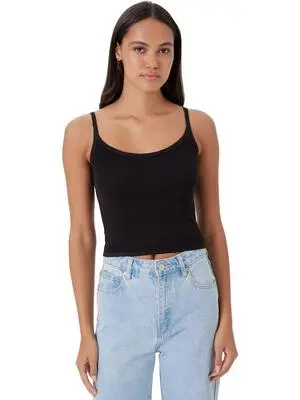 Goldie LeWinter Ellie Cropped Cami - Black