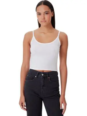 Goldie LeWinter Ellie Cropped Cami - White