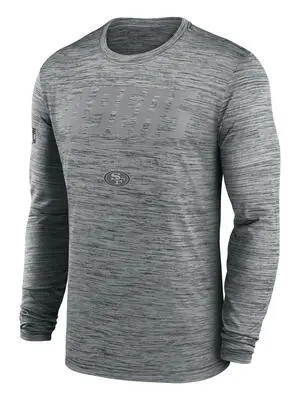 Nike San Francisco 49ers Long Sleeve T-shirt - Grey