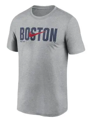 Nike Boston Red Sox Swoosh Legend Dri-fit Mlb T-shirt - Grey