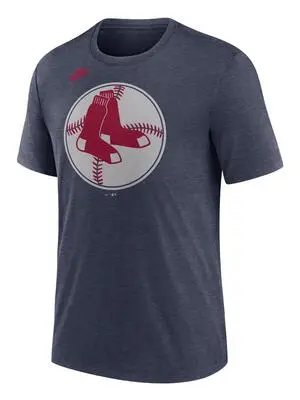 Nike Boston Red Sox Cooperstown Logo Mlb T-shirt - Blue