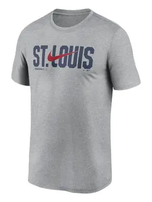 Nike St. Louis Cardinals Swoosh Legend Dri-fit Mlb T-shirt - Grey