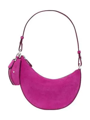 Kate Spade New York Mini Duo Suede Crossbody Bag - Beet