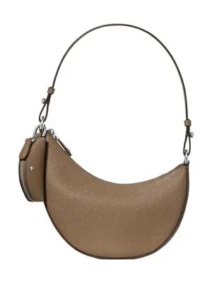 Kate Spade New York Mini Duo Pebble Leather Crossbody Bag - Driftwood