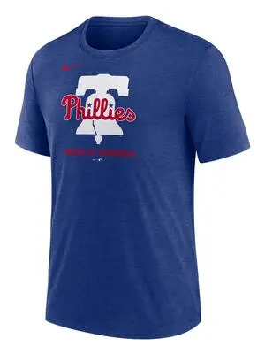 Nike Philadelphia Phillies Logo Mlb T-shirt - Blue