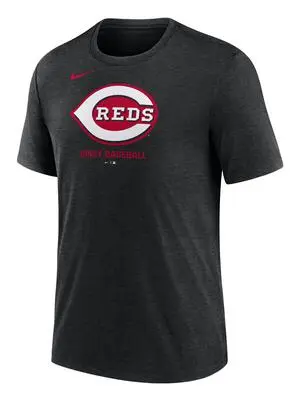 Nike Cincinnati Reds Logo Mlb T-shirt - Black