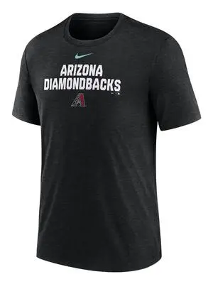 Nike Arizona Diamondbacks Stacked Mlb T-shirt - Black