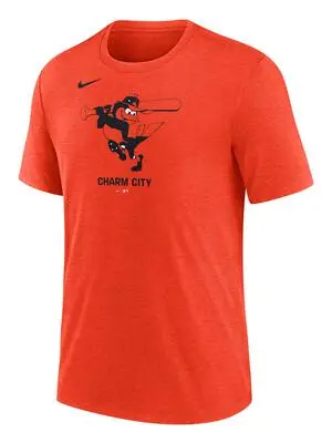 Nike Baltimore Orioles Logo Mlb T-shirt - Orange