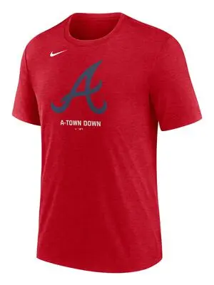 Nike Atlanta Braves Logo Mlb T-shirt - Red