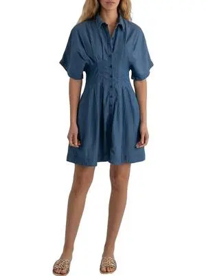 KUT FROM THE KLOTH KUT From The Kloth Francesca Dolman Sleeve Button-Up Shirtdress
