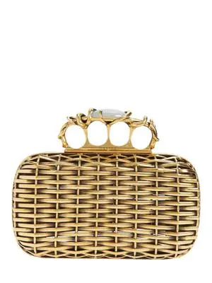 ALEXANDER MCQUEEN McQueen Wire Thorn Knuckle Clutch