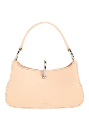 Rabanne Micro Ring Leather Top Handle Bag - Peach/silver