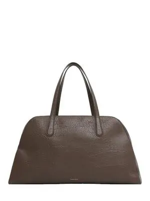 MANSUR GAVRIEL Helios Leather Travel Bag - Ebony