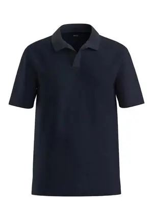 BOSS Textured T-shirt - Blue