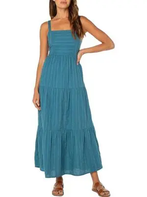 Roxy Clearwater Tiered Maxi Dress - Dragonfly
