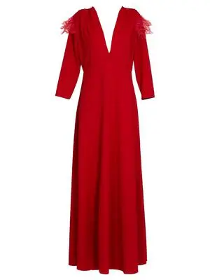 SOHUMAN Maxi Dress - Red