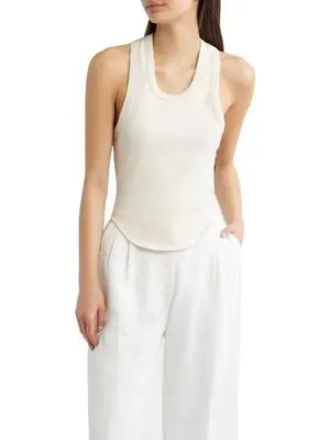 ARTLESS FOREVER ARTLESS FOREVER Elin Stretch Cotton Jersey Tank
